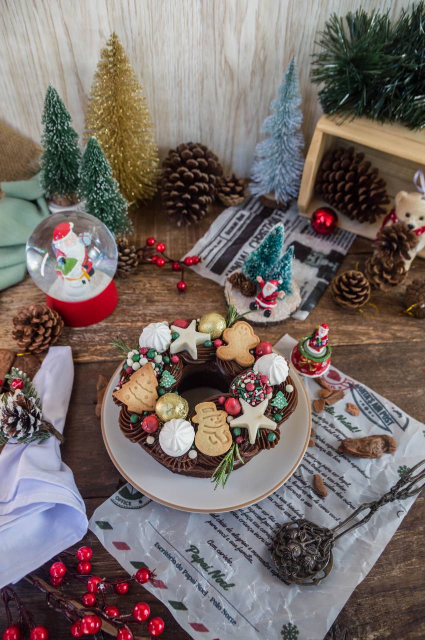 Bolo Decorado Natalino